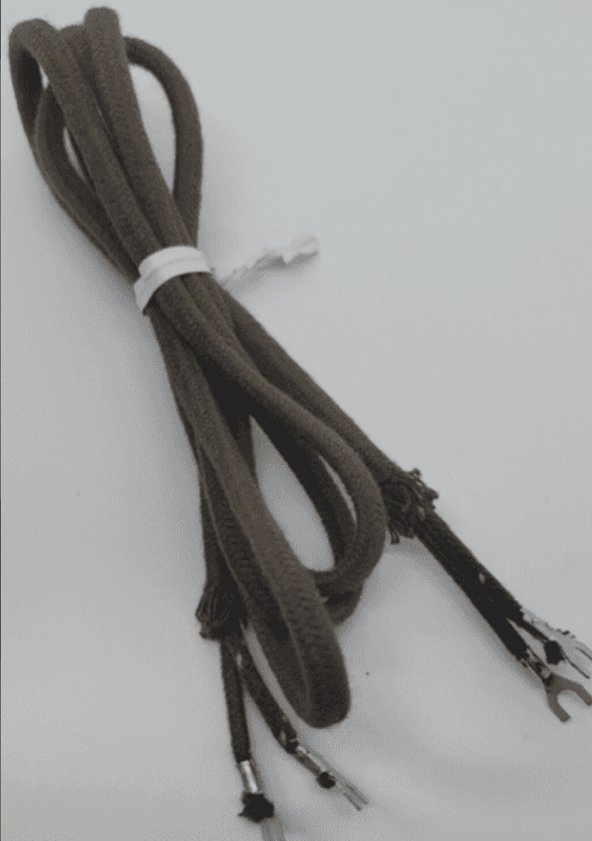 Antique Telephone Receiver Cord 35" Brown Cloth E-9937 - Hardware Tree ...