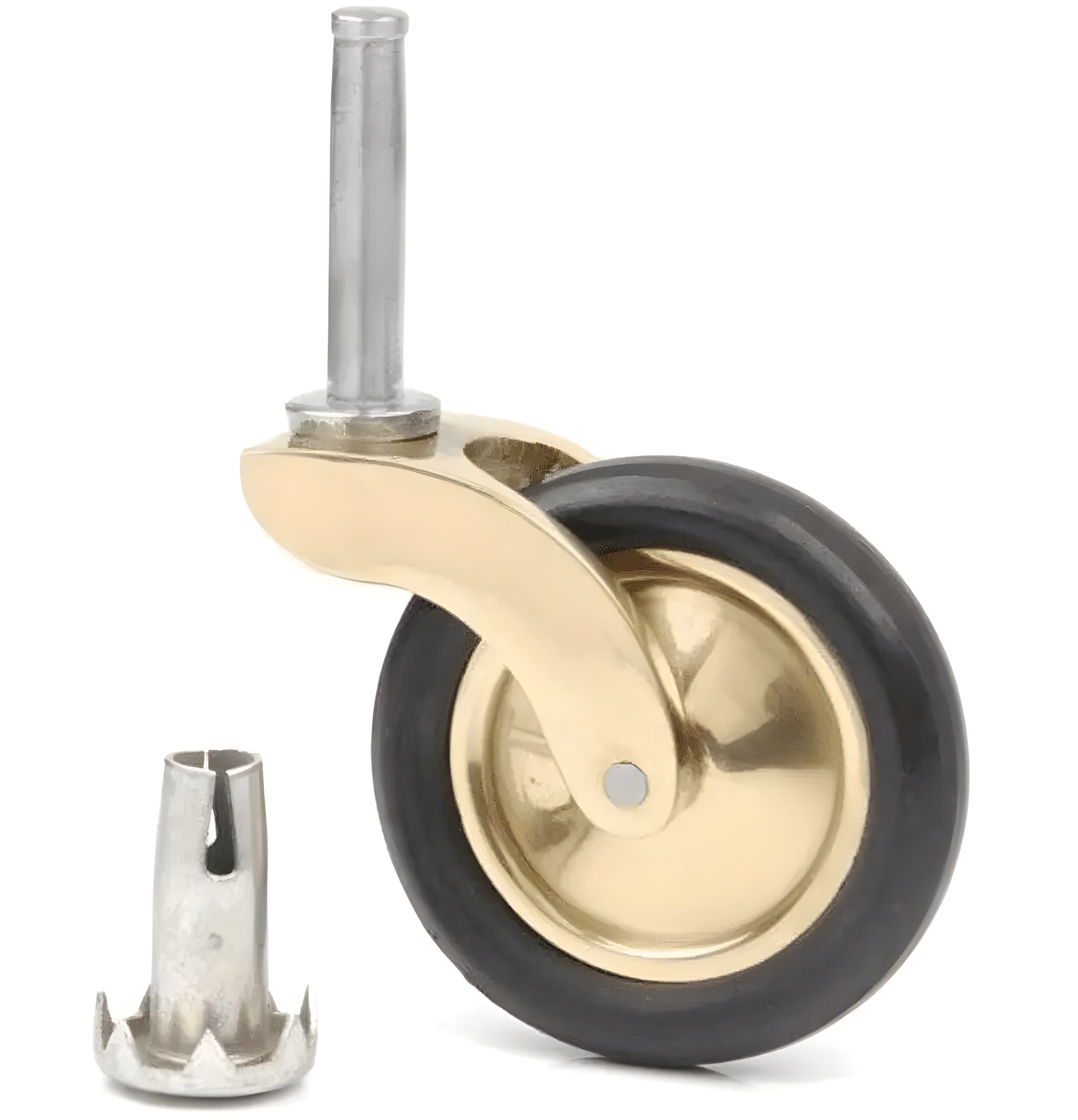 Brass Wheel Caster 2" Furniture Wheels DV-02002623 - Hardware Tree ...