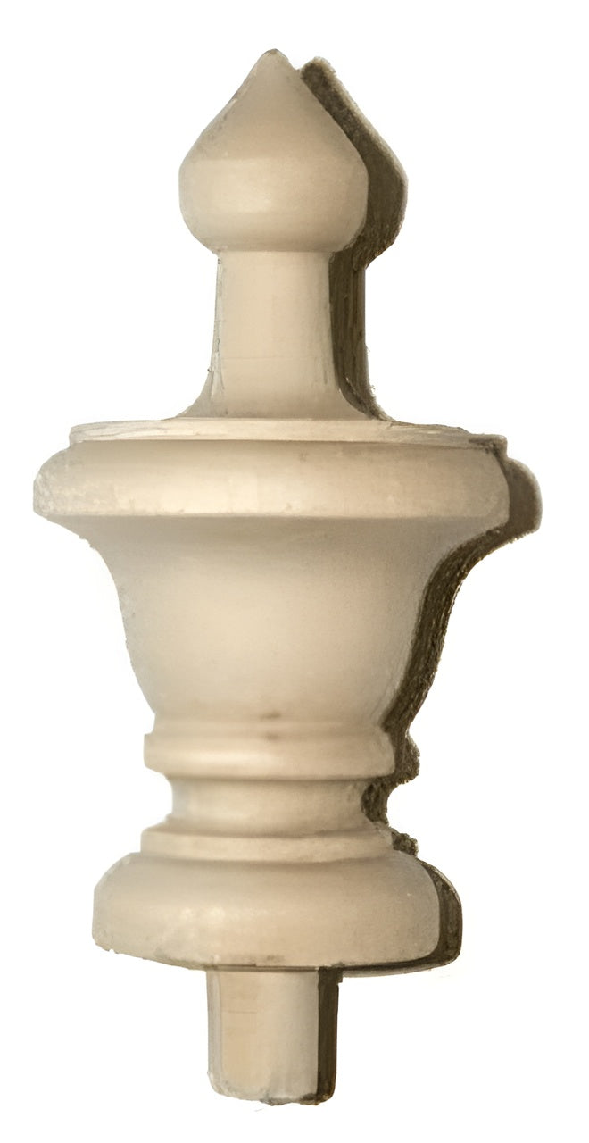 TURNED HARDWOOD SPINDLE FINIAL W1-6209 – Lyons Hardware Tree
