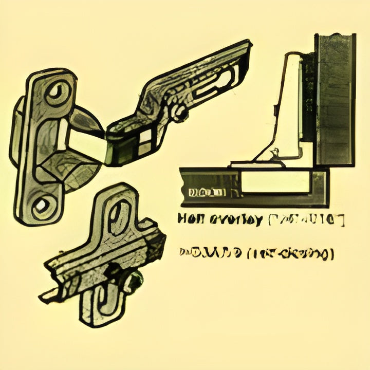 EURO CONCEALED CUP HINGE HALF OVERLAY MINI HINGE HC-3A7-9N – Lyons ...