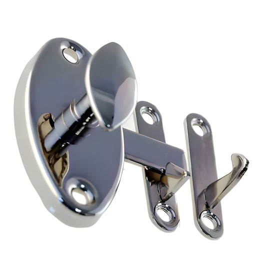 Hoosier Oval Latch Polished Nickel 2" x 1" Universal | Cabinet Hardware ...