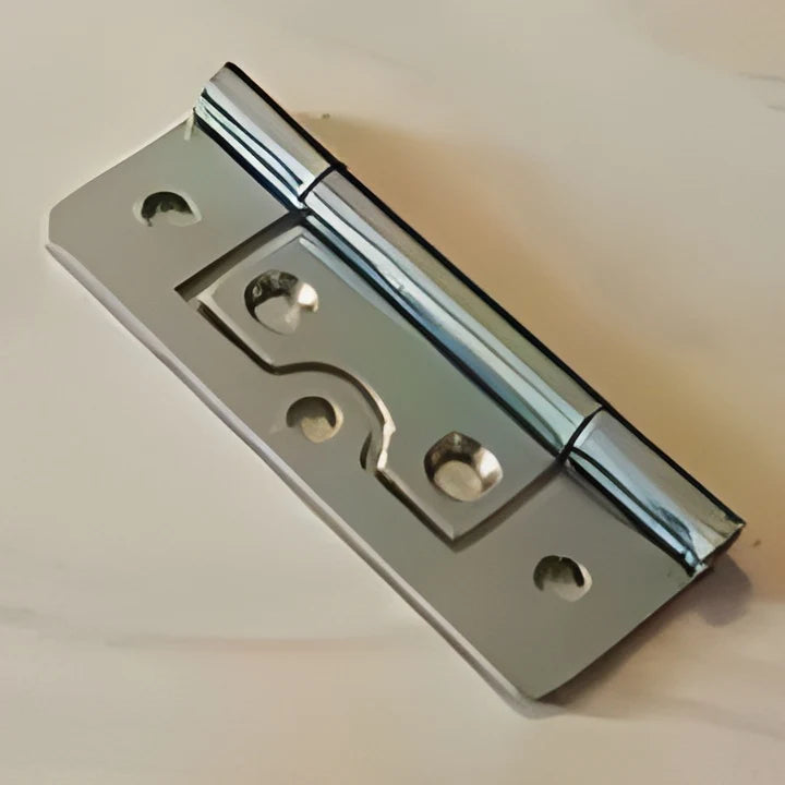 2-1/2 INCH NICKEL PLATED NON MORTISE HINGE BETWEEN DOOR AND CABINET HS ...