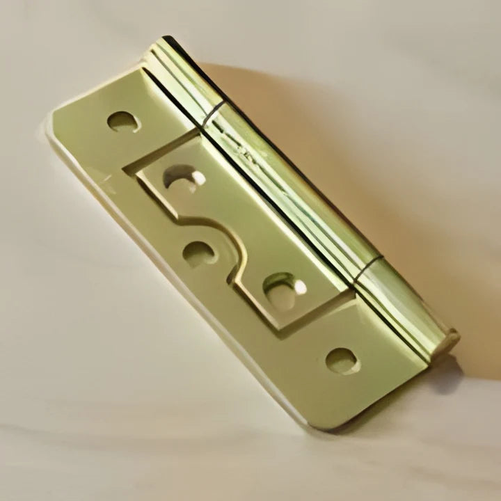 2-1/2 INCH BRASS PLATED NON MORTISE HINGE BETWEEN DOOR AND CABINET HS ...