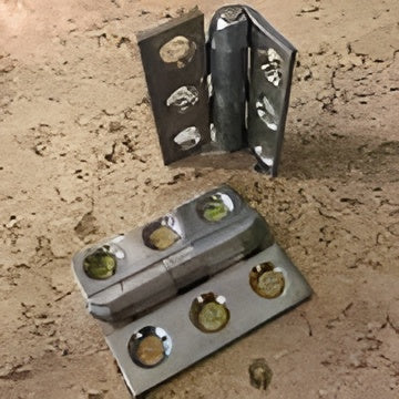 STAINLESS STEEL INSTITUTIONAL AND HOSPITAL HINGE 2 INCH HIGH HX-20SS ...
