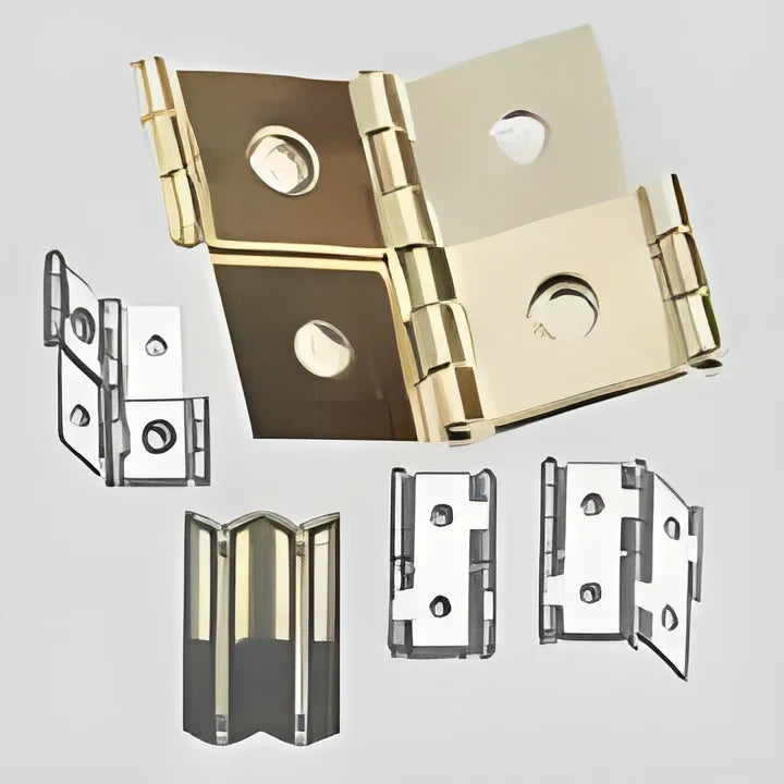 Brass Plated Steel Double Acting Folding Privacy Screen Hinge H-55134P ...
