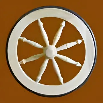 Tea Cart Wheel Cherry Wood 14-1/2" AW-189TCWCHERRY - Hardware Tree ...